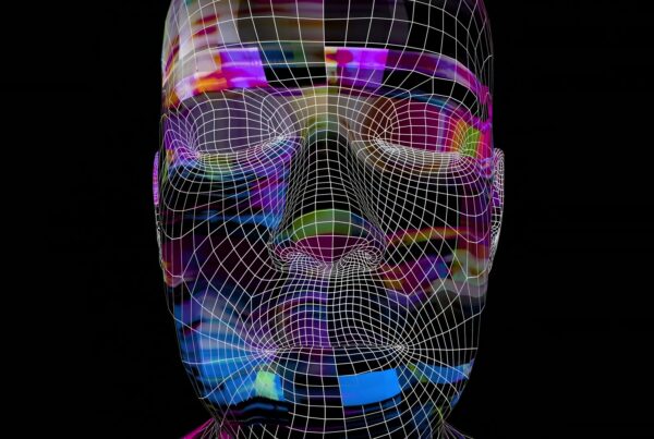 Mysterious Planet in Vibrant Space – A Luna Blue