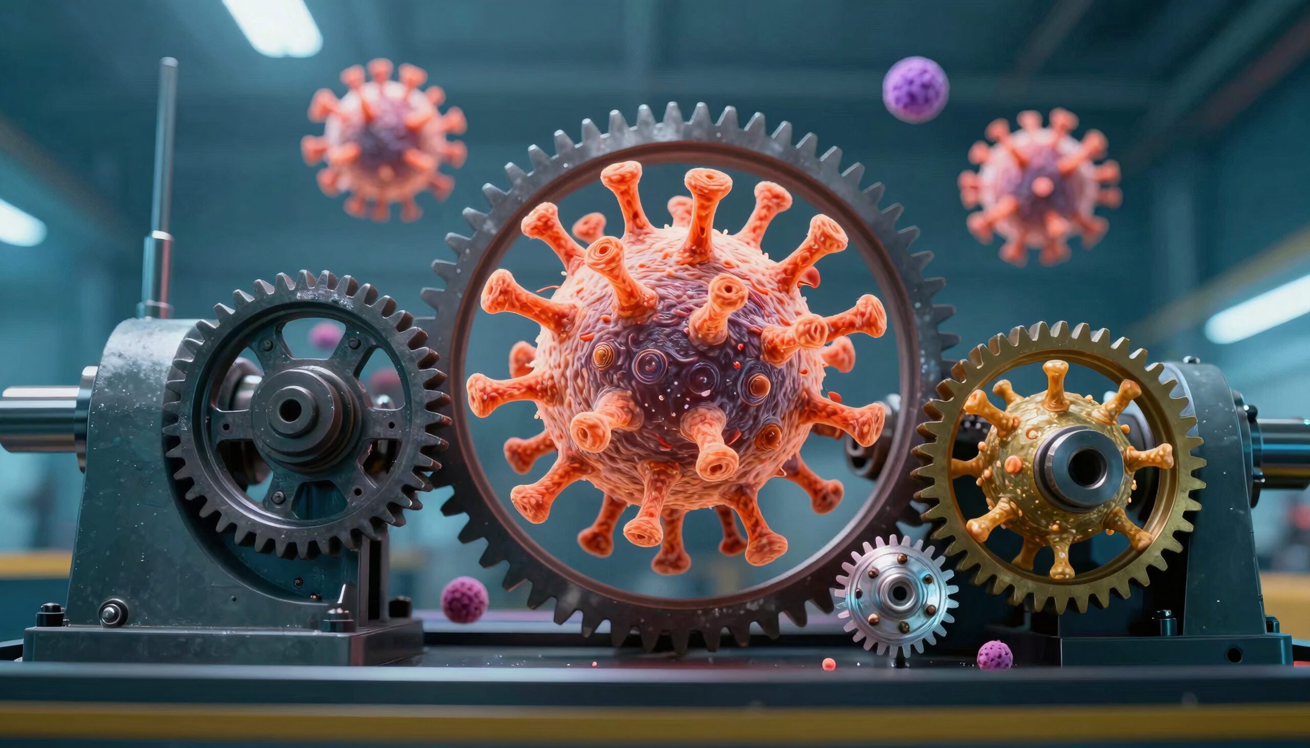 Bio-Mechanics Viral Gear Interplay – A Luna Blue